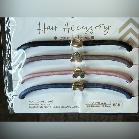 Daiso | Accessories | Daiso Pack Of 4 Hair Ties Hair Elastics Ponytail ...